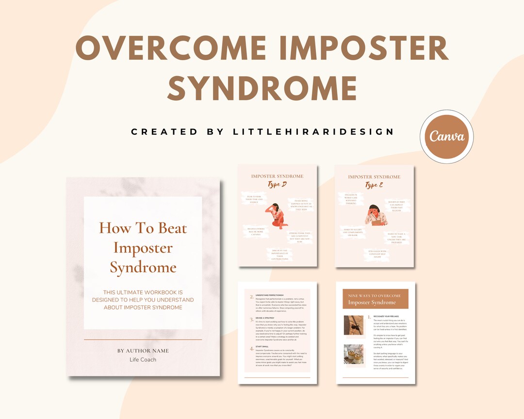 Overcome Imposter Syndrome Coach Workbook, Done for You Imposter ...