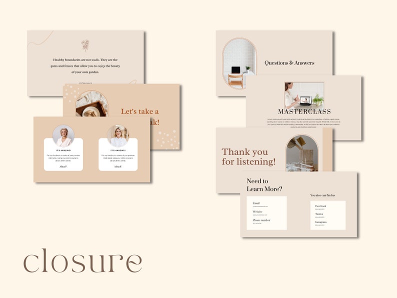 Setting Healthy Boundaries Slide Deck , Done for You Coaching Course ...