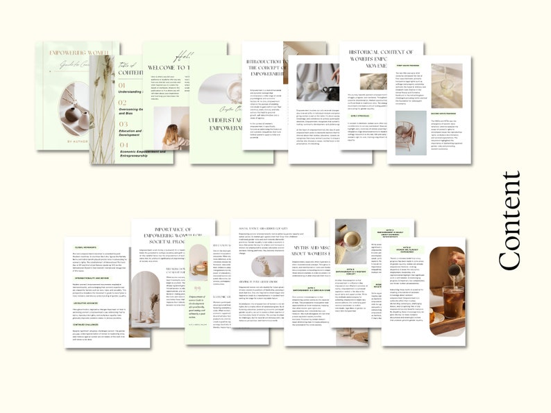 Women Empowerment Canva Workbook, Done for You Personal Growth ...