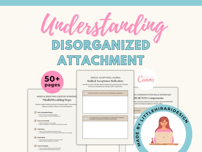Disorganized Attachment Style Worksheets, Worksheets on Relationship ...