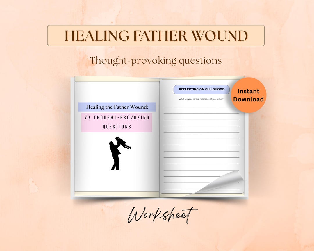 77 Thought Provoking Questions for Healing Father Wound, Reparenting ...