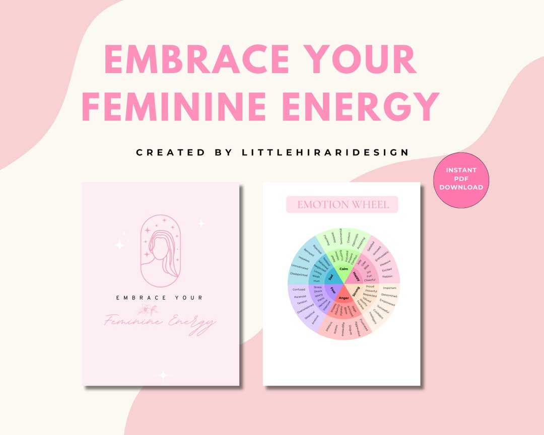 Embrace Your Feminine Energy Workbook, Feminine Energy Activation ...