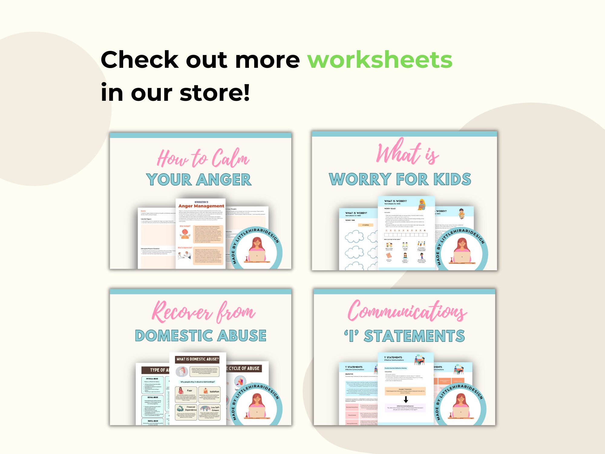 Addiction Therapy Resources Bundle Worksheets, Cope With Trigger ...