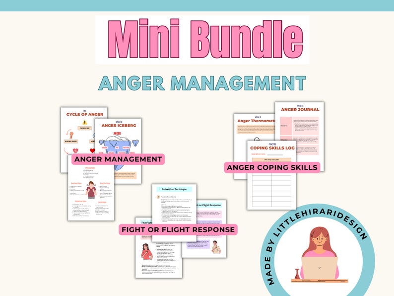 Anger Management Worksheets for Adults Coping Skills Fight or Flight ...