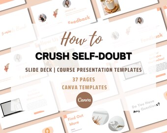 Overcome Impostor Syndrome Course Slide Presentation Webinar Slide Deck ...