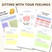 Sitting With Your Feelings Worksheets, Emotional Regulation Resource ...