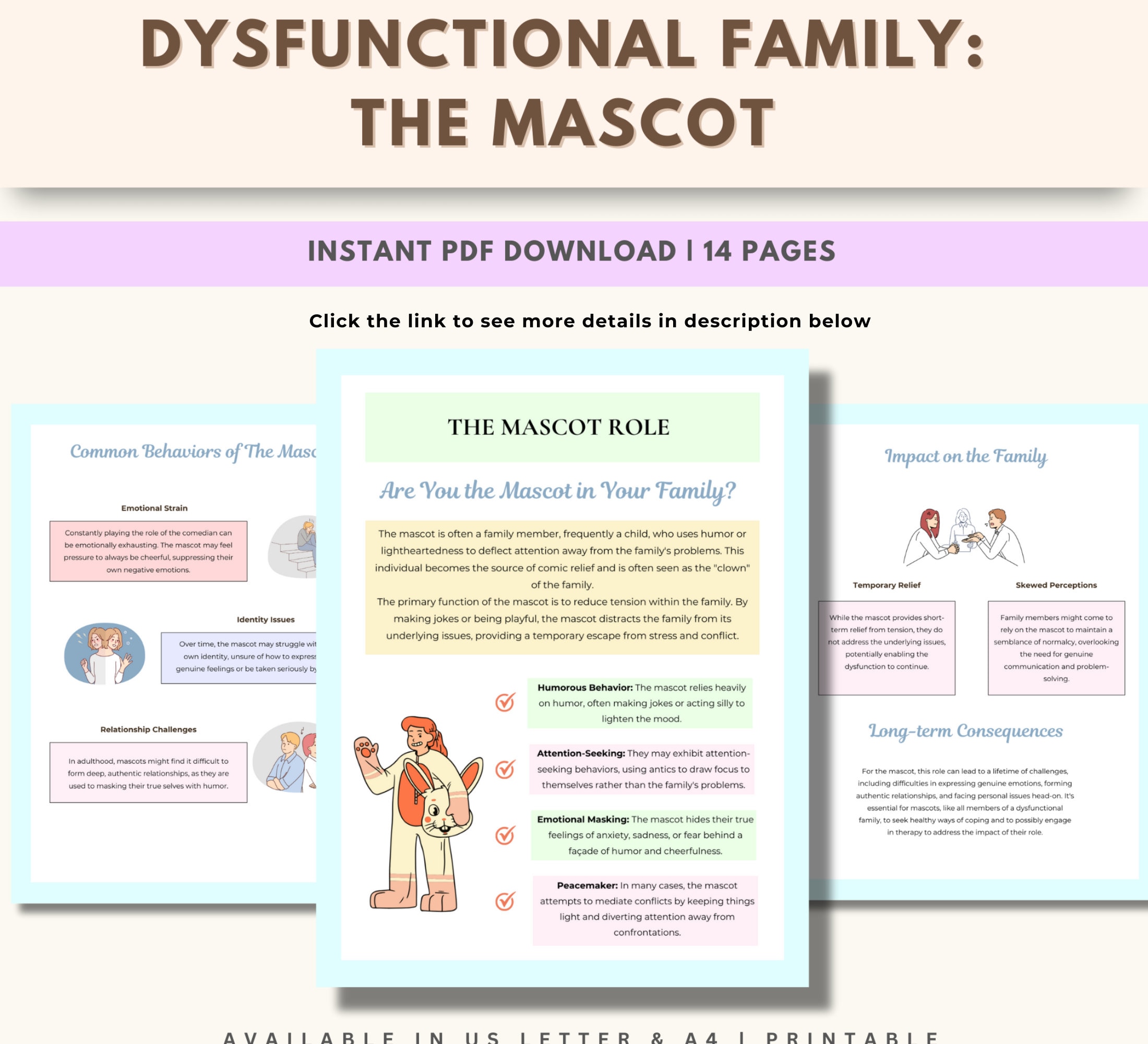 Dysfunctional Family Roles, the Mascot, the Enabler, the Hero, the Lost ...