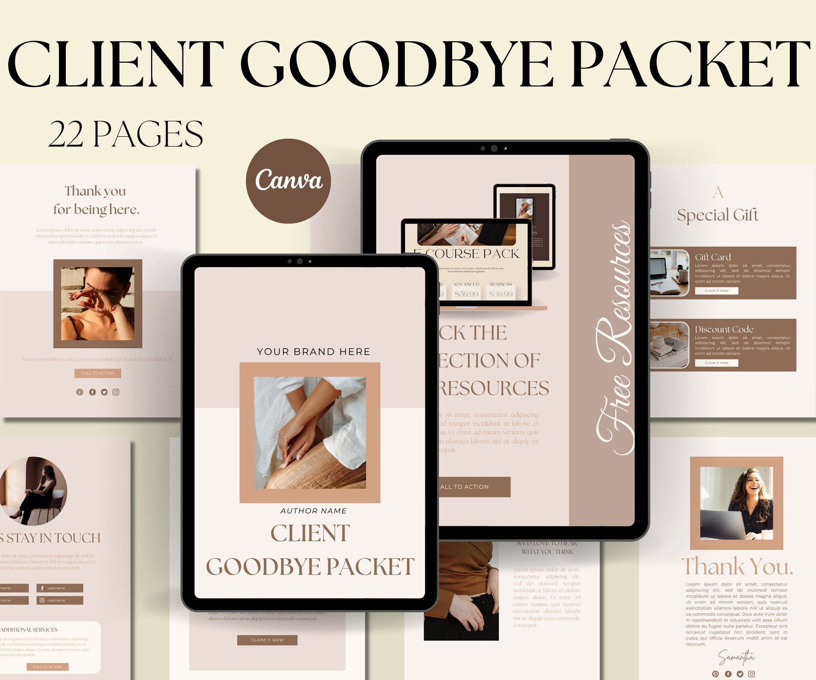 New Client Offboarding, Client Exit Packet, Client Goodbye Template ...