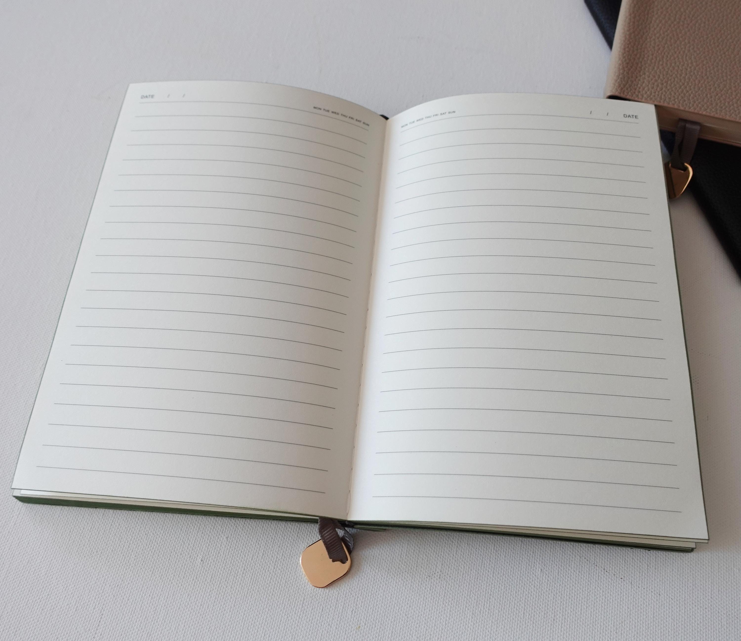 Personalized Notebook With Name, Minimalist, PU Leather Journal - Etsy