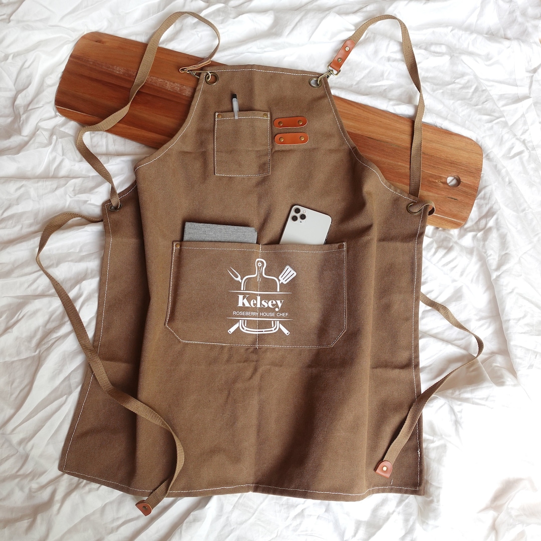 Grill Master Apron, BBQ Apron, Grill Apron, Personalized Apron, Grill ...