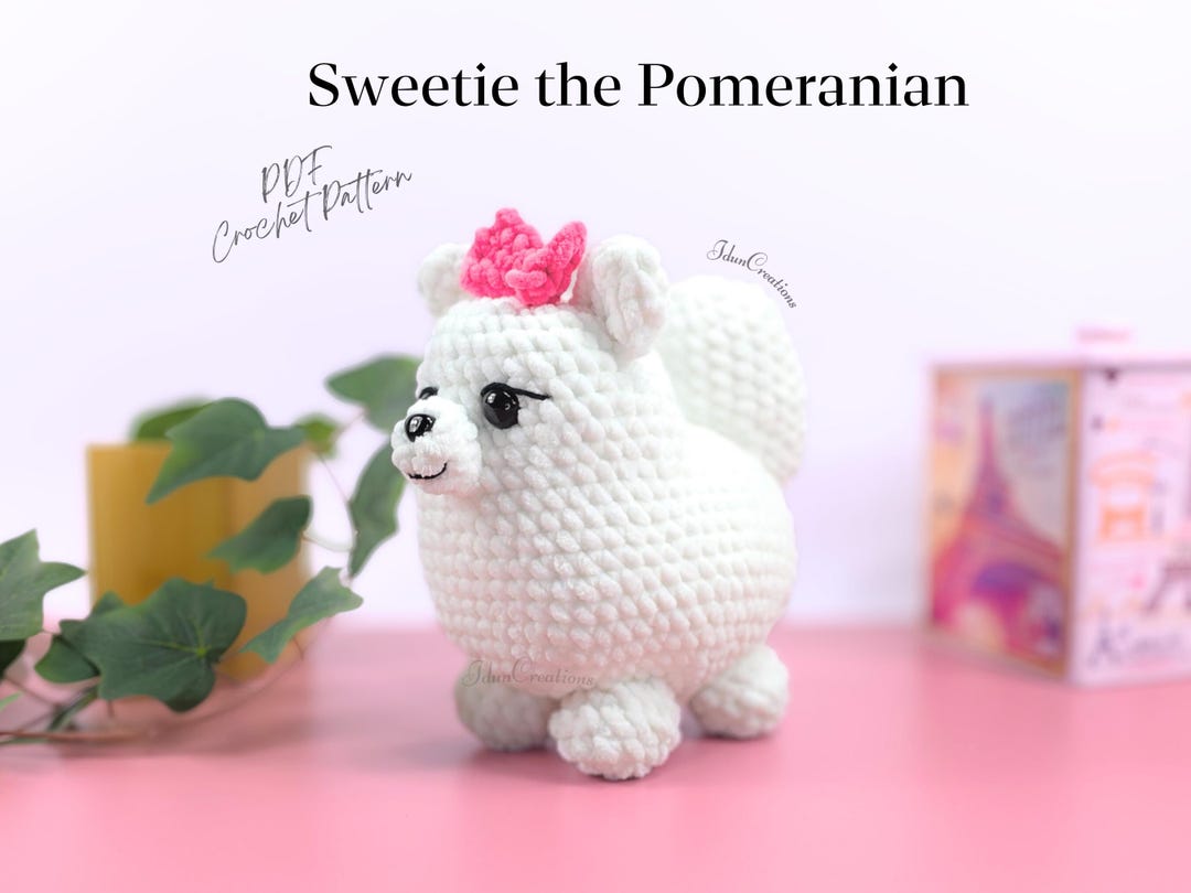 Pomeranian Amigurumi Pattern, Crochet Spitz Dog, Pom PDF Pattern - Etsy