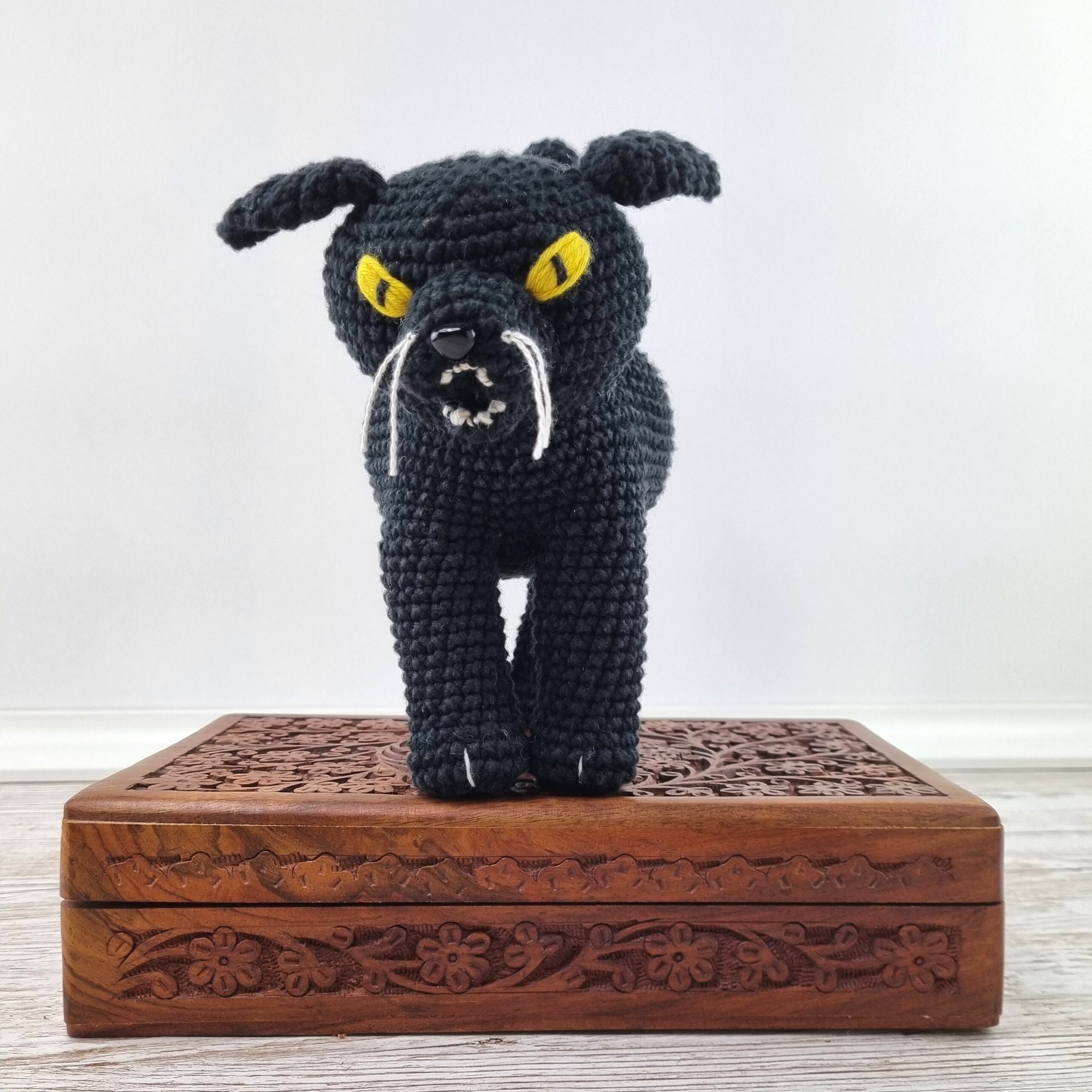 Crochet Scary Cat Angry Cat Amigurumi Crochet Pattern - Etsy
