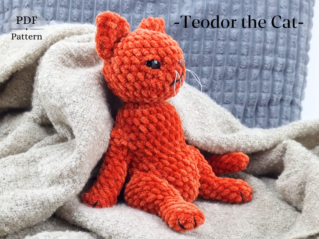 Grumpy Cat Amigurumi Crochet Pattern: Chenille Kitten (PDF Pattern) - Etsy