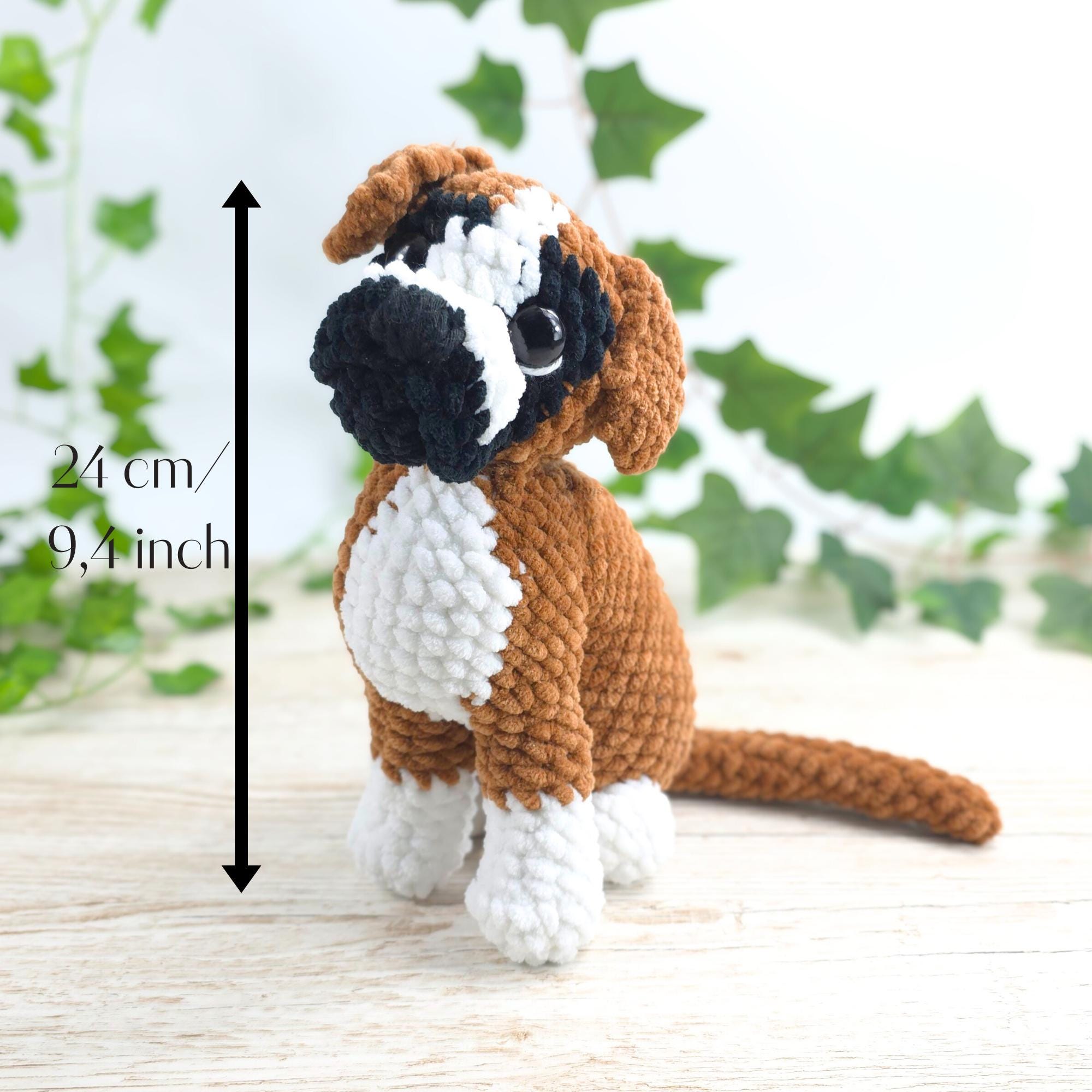 Crochet Boxer Dog Pattern: Amigurumi Puppy Plushie (PDF Pattern) - Etsy