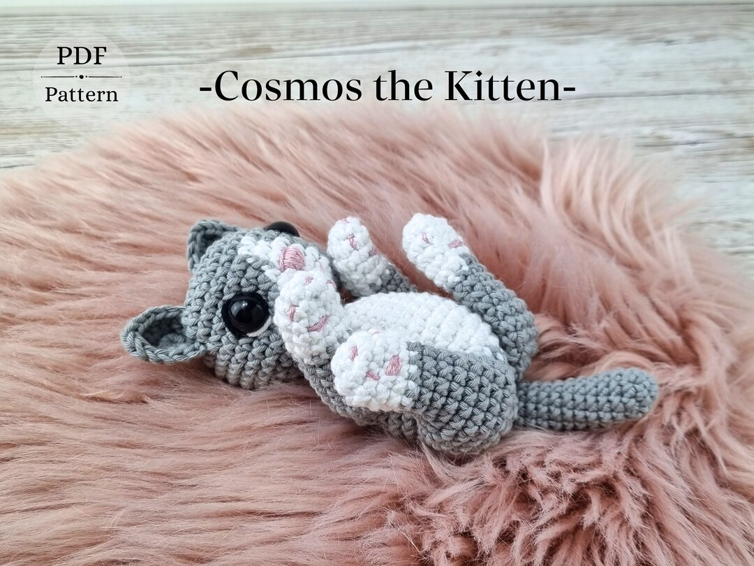 Kitten Amigurumi Crochet Pattern: Playful Cat (PDF Pattern) - Etsy