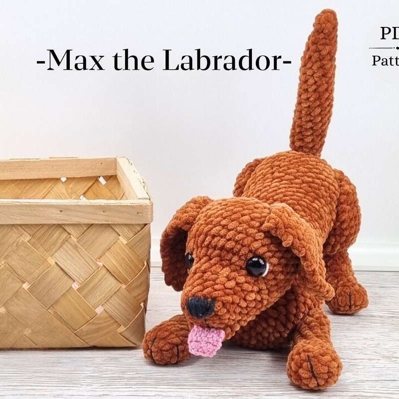 Stuffed Dog Laying Down - Etsy