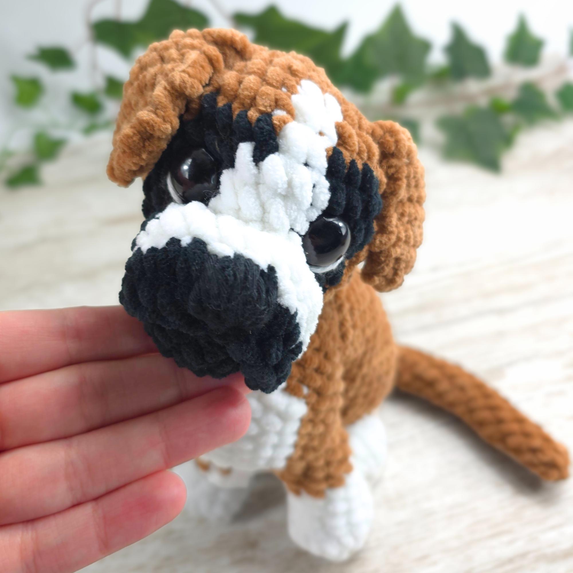 Crochet Boxer Dog Pattern: Amigurumi Puppy Plushie (PDF Pattern) - Etsy