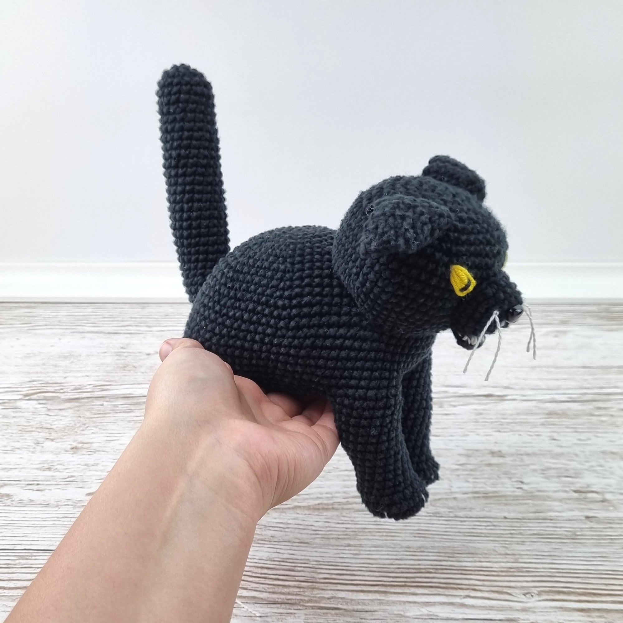 Crochet Scary Cat Angry Cat Amigurumi Crochet Pattern - Etsy