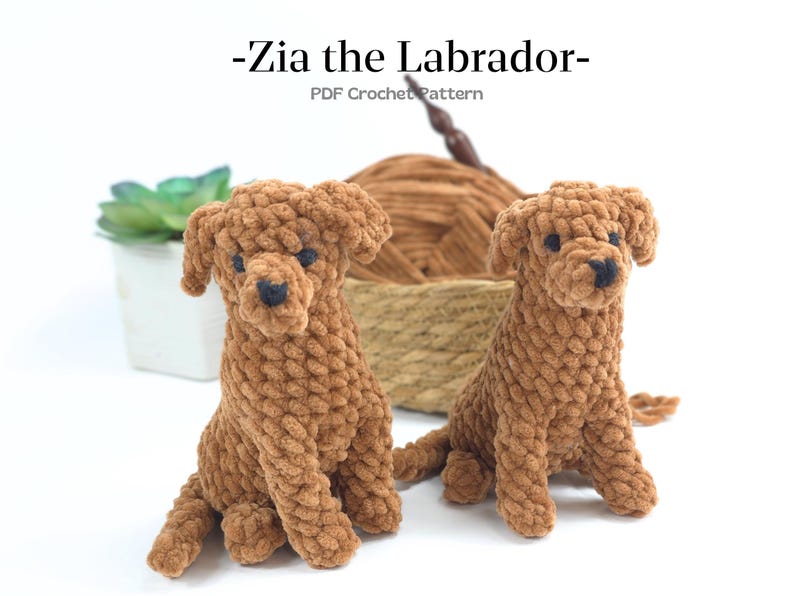 Amigurumi Labrador Crochet Pattern: Small Puppy (PDF Pattern) - Etsy