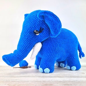 Big Elephant Crochet Pattern, Amigurumi Elephant, Jumbo Sized Amigurumi ...