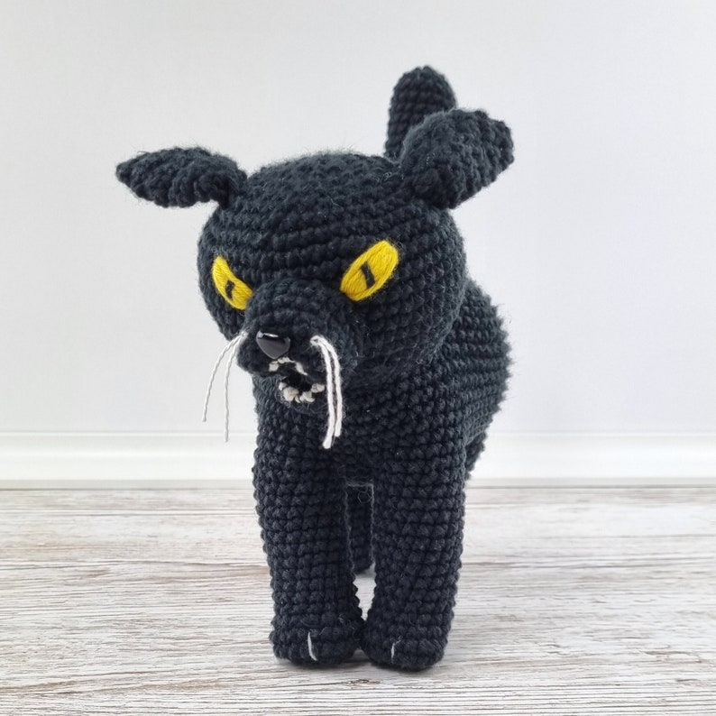 Crochet Scary Cat Angry Cat Amigurumi Crochet Pattern - Etsy