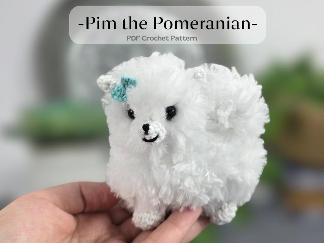 Crochet Pomeranian Pattern: Amigurumi Fluffy Dog (PDF Pattern) - Etsy