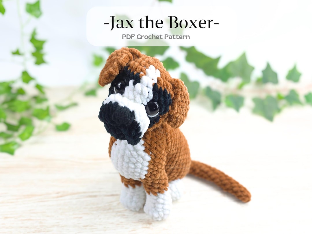 Crochet Boxer Dog Pattern: Amigurumi Puppy Plushie (PDF Pattern) - Etsy