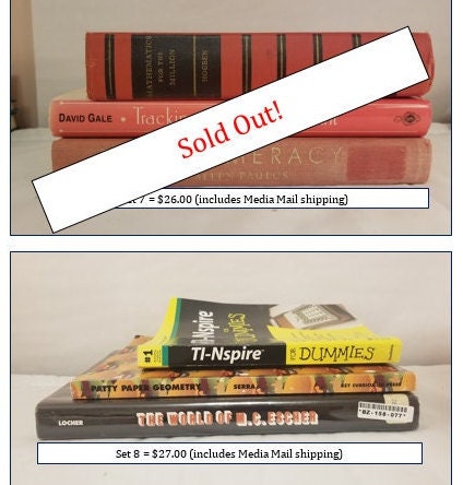 Vintage Math Books - Etsy