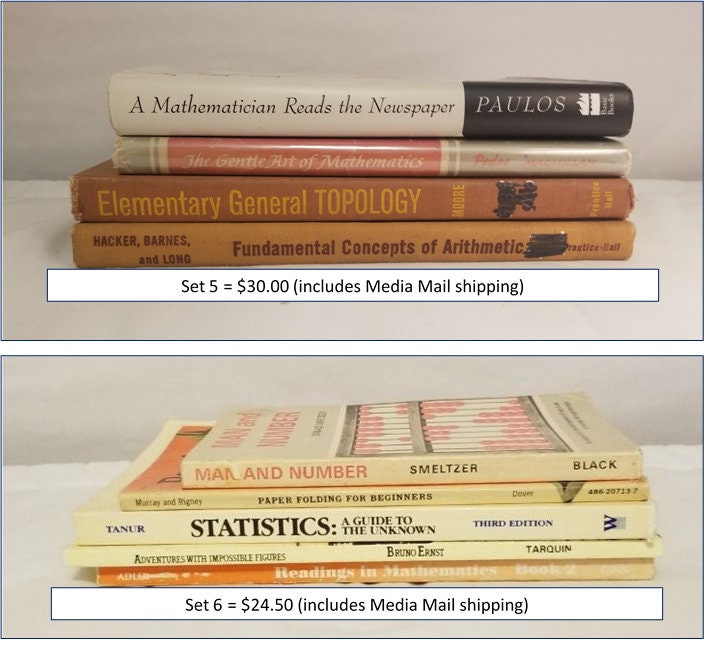 Vintage Math Books - Etsy