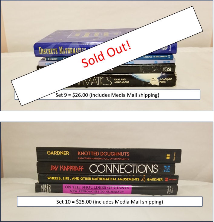 Vintage Math Books - Etsy