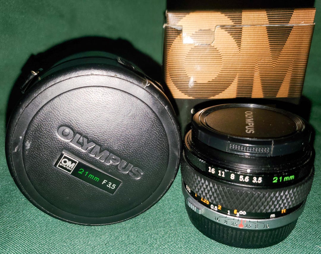 Olympus 21mm F/3.5 Lens in Original Box and Case - Etsy