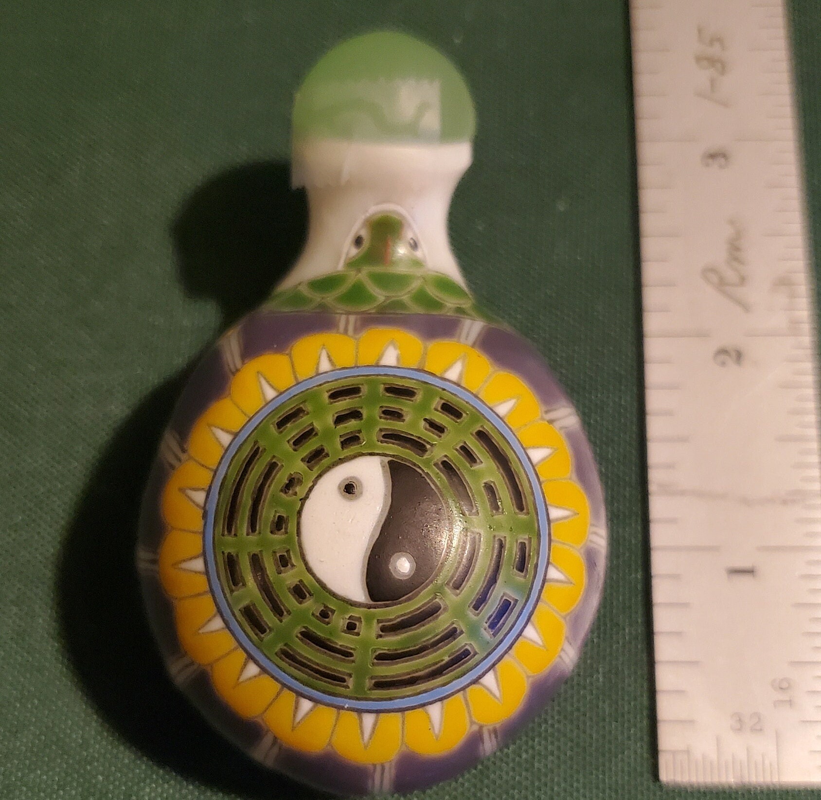 Turtle Shaped Glass Snuff Bottle - Etsy