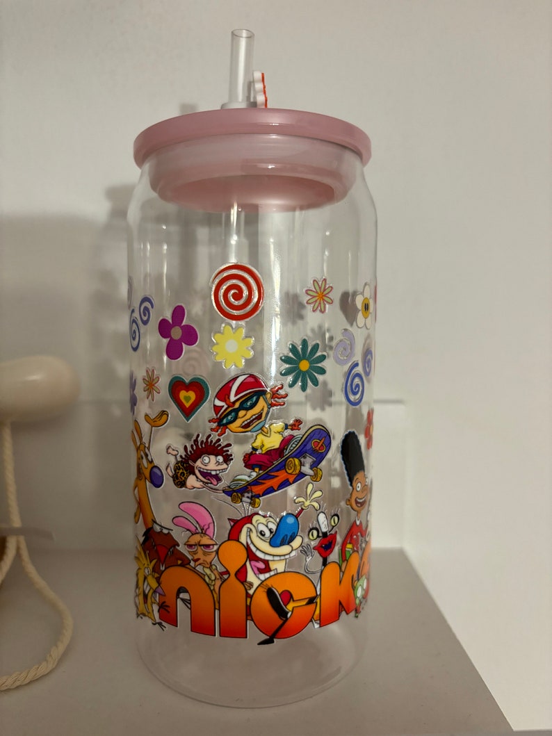 Nickelodeon Characters Plastic Cup - Etsy