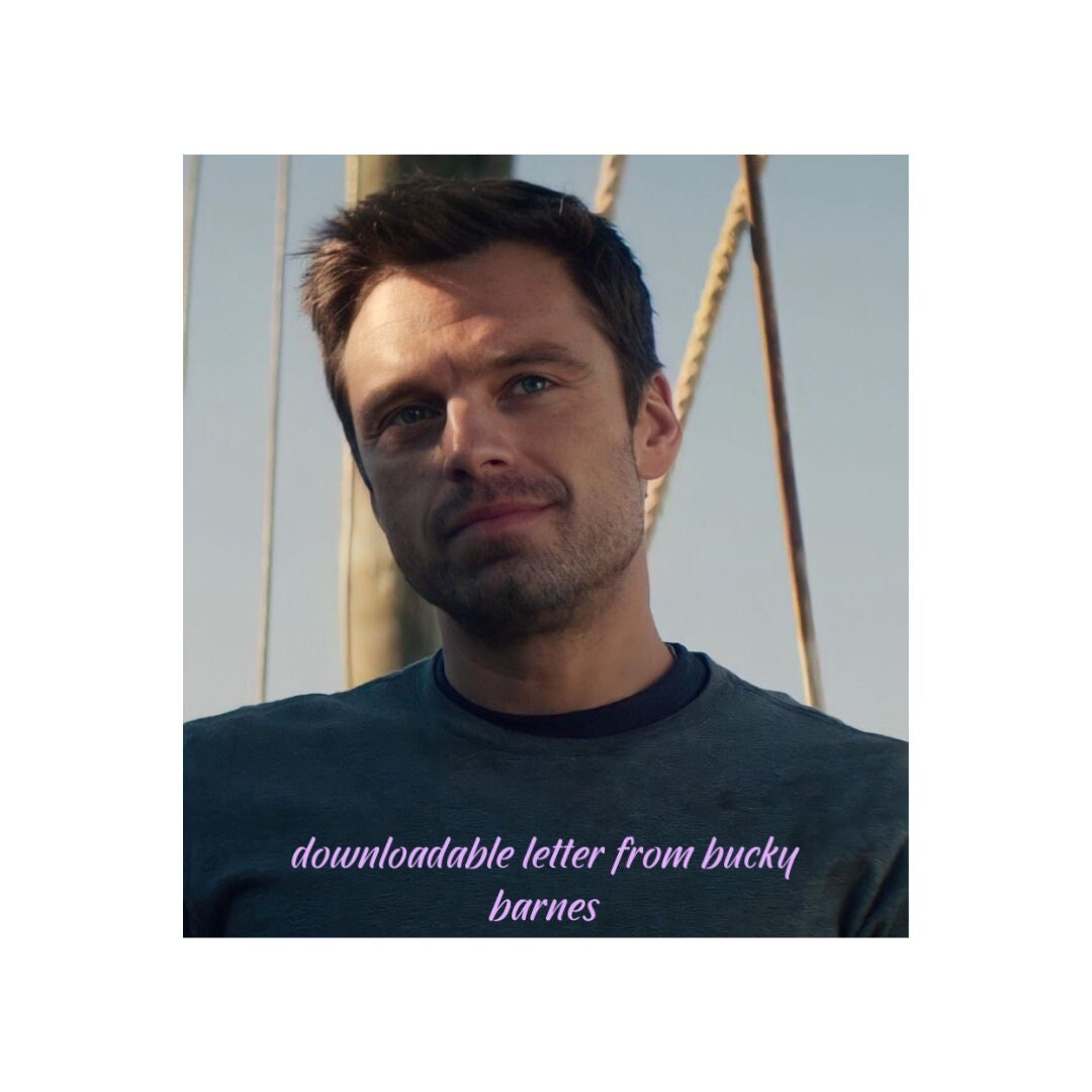 Romantic Letter From Bucky Barnes download - Etsy