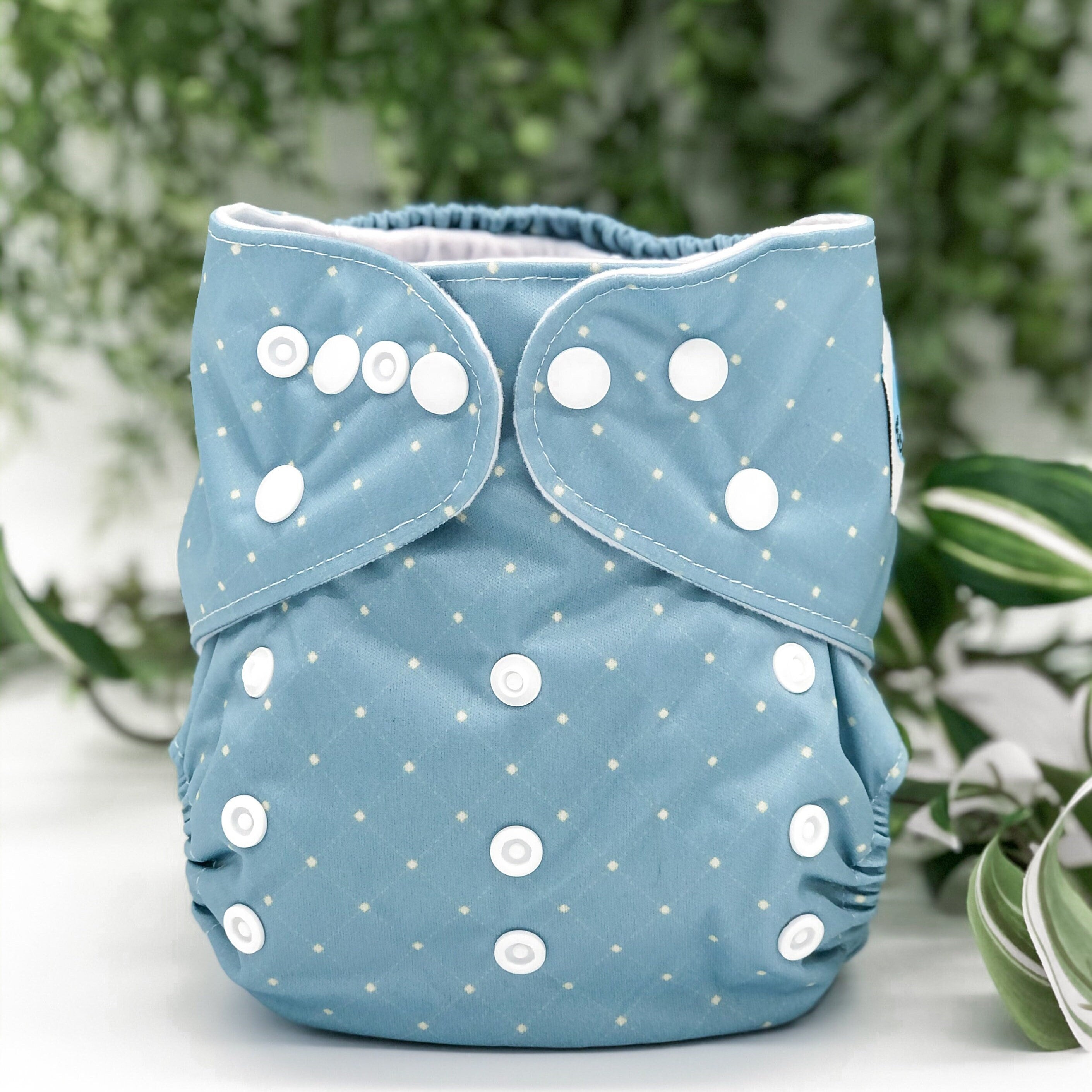 Pocket Cloth Diaper in Blue "wellington" Print With 3-layer Diaper ...