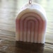 Rainbow Beeswax Candles 100% Beeswax and Natural Plant Dyes Cute Retro ...