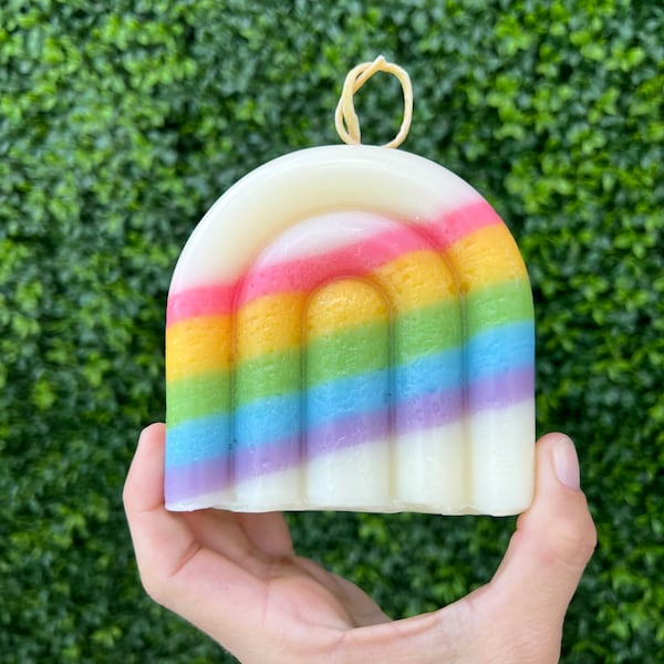 Rainbow Candles - Etsy