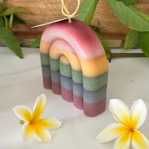 Rainbow Candles - Etsy