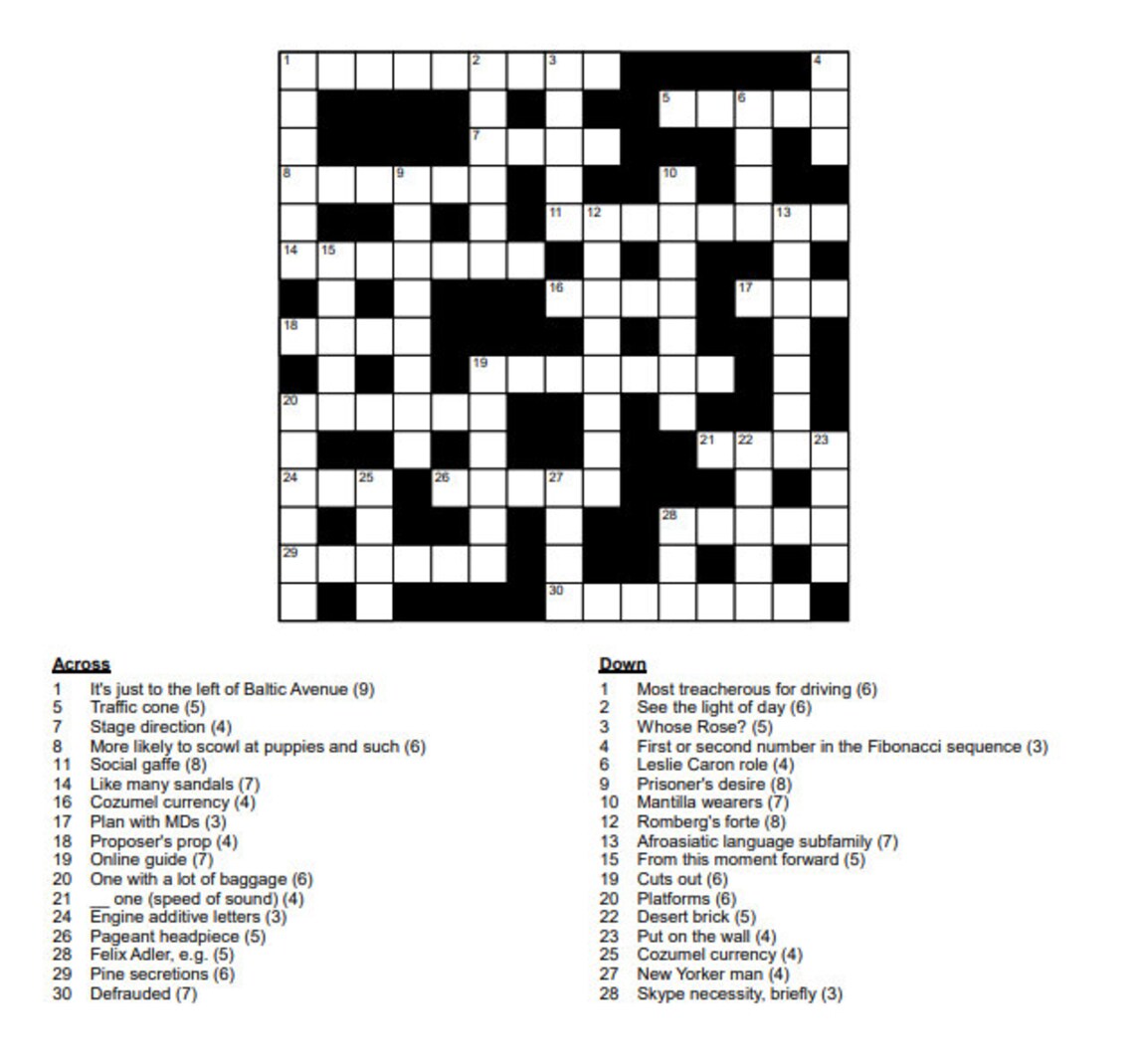 100 Crossword Puzzles PDF Printable - Etsy