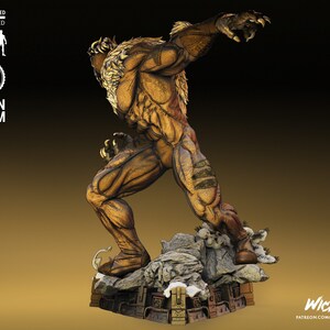 Sabretooth Statue by 3D Wicked 3D Printed Superhero Statues and Busts ...