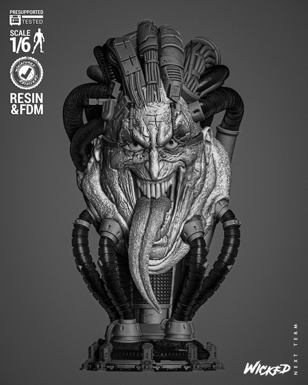 Mojo Bust by 3D Wicked 3D Printed Unassembled/unpainted Resin Bust Kit ...
