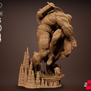 Batman & Bane Knightfall Sculpture by B3dserk 3D Printed Sculptures and ...