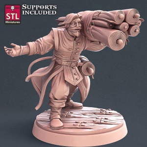 The Fabric Seller by STL Miniatures 3D Printed Dnd Pathfinder Tabletop ...