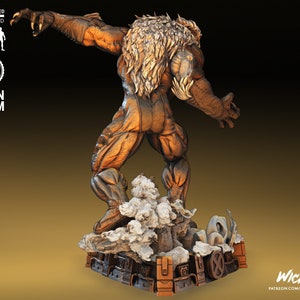 Sabretooth Statue by 3D Wicked 3D Printed Superhero Statues and Busts ...