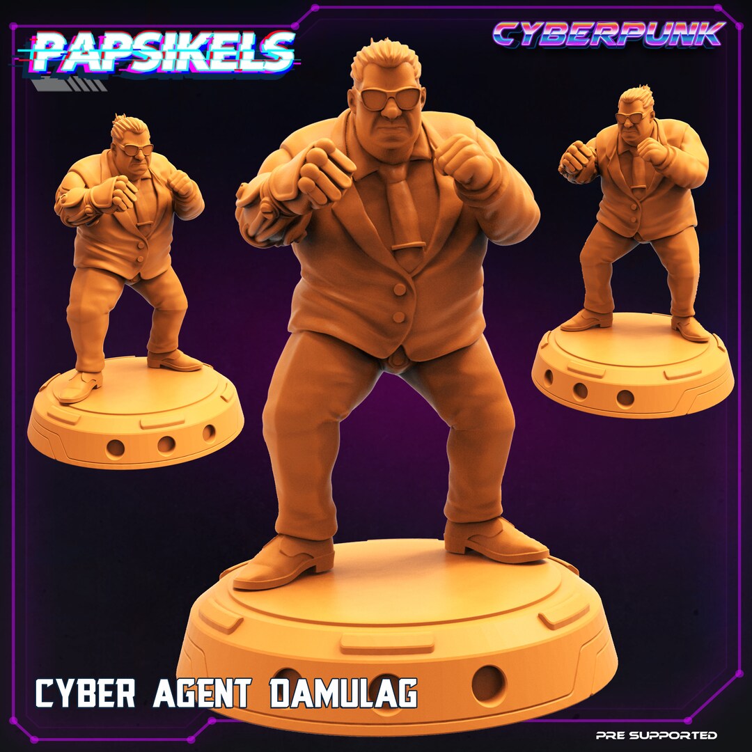 February 22 Cyberpunk part 1 by Papsikels Miniatures 3D Printed Dnd ...