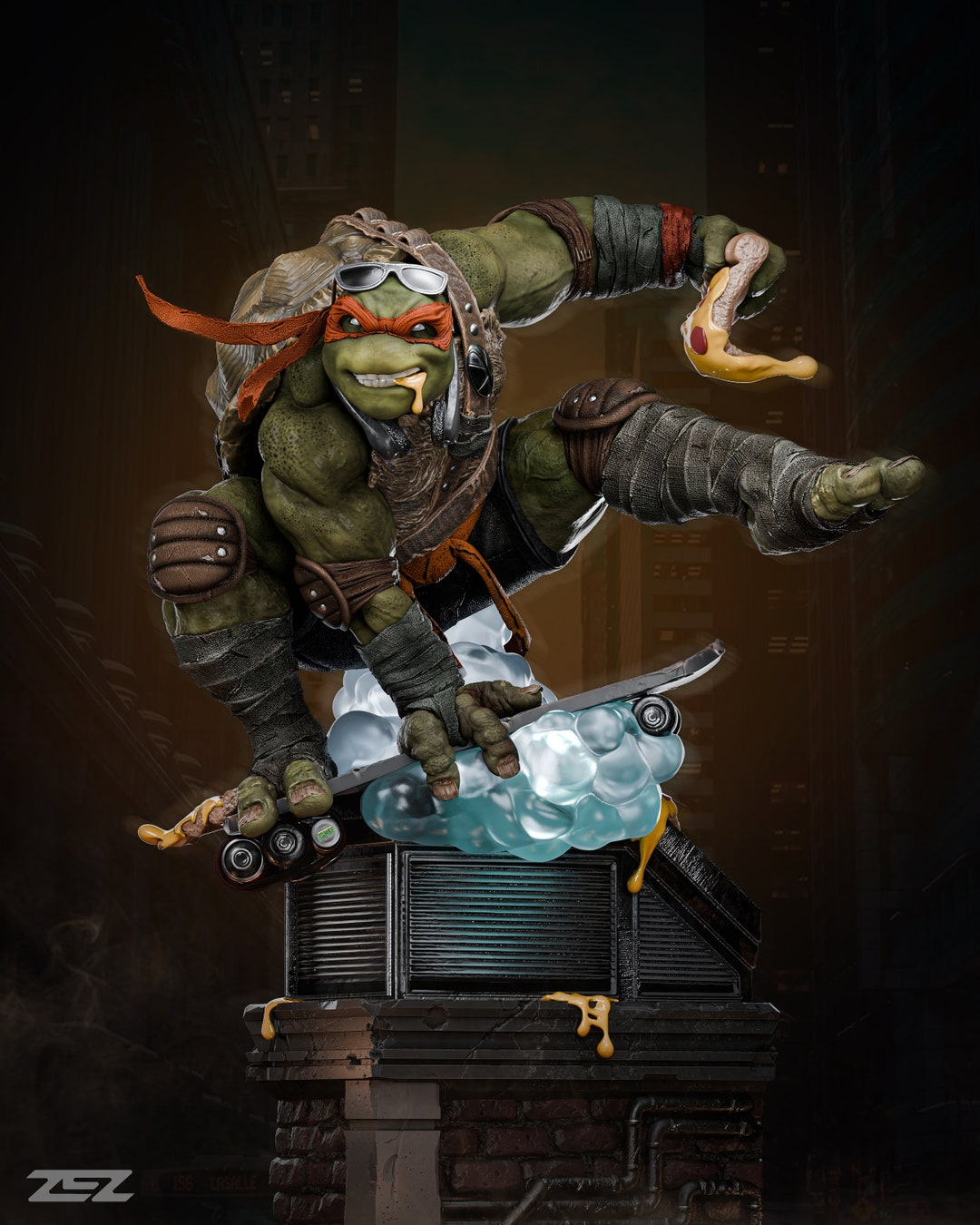 Michaelangelo Sculpture by ZEZ Studios 3D Printed Resin Sculptures ...