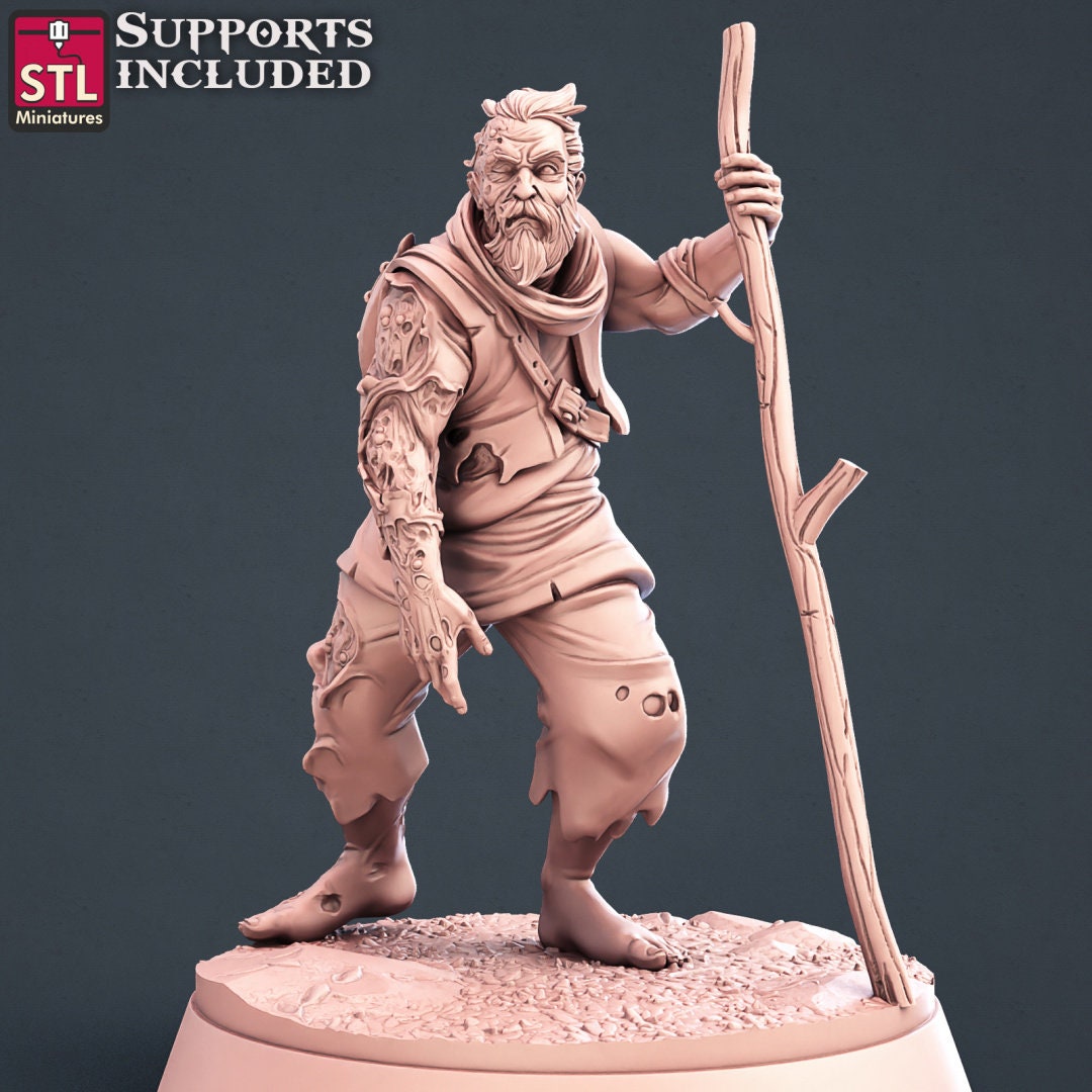 Injured Villagers by STL Miniatures 3D Printed Dnd Pathfinder - Etsy