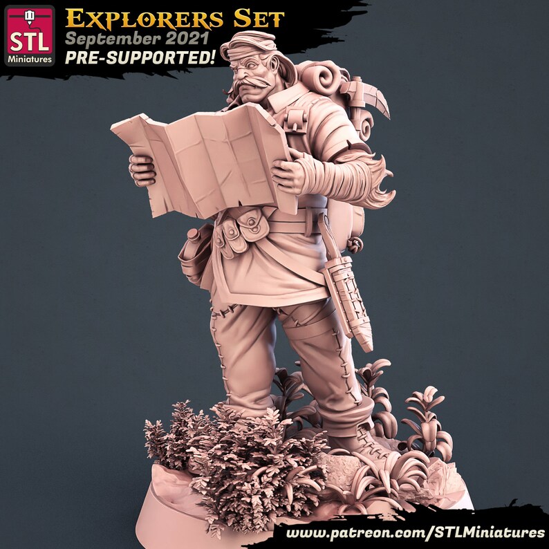 The Explorers by STL Miniatures 3D Printed Dnd Pathfinder - Etsy