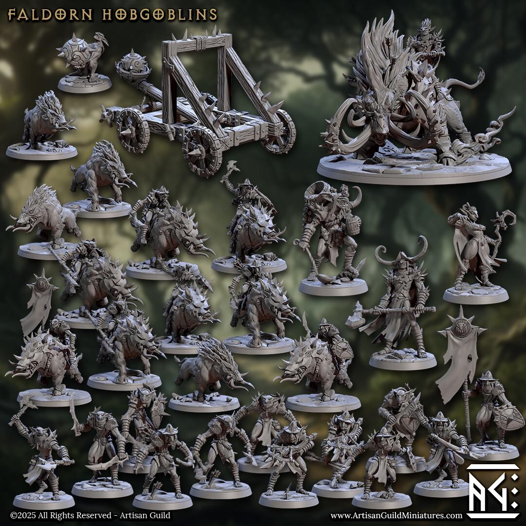 Faldorn Hobgoblins part 1 by Artisan Guild 3D Printed Dnd Pathfinder ...