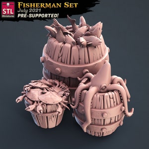 The Fishermen by STL Miniatures 3D Printed Dnd Pathfinder Tabletop ...